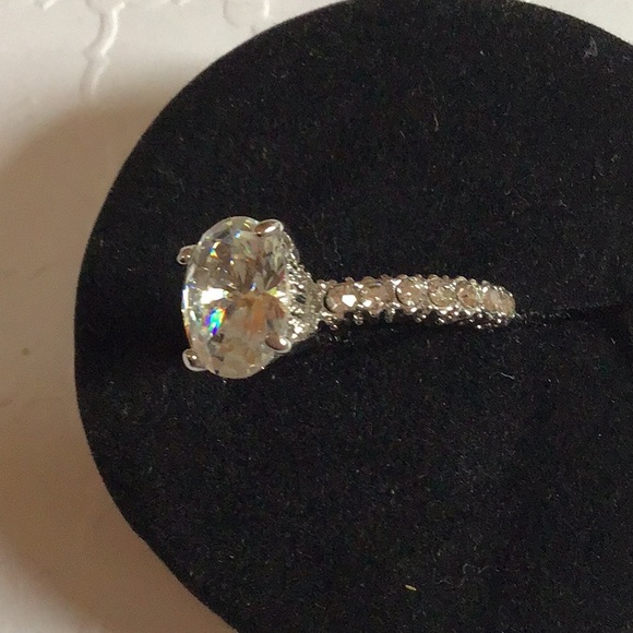 Jewelry | 2ct Oval Cut Diamond Engagement Ring | Poshmark